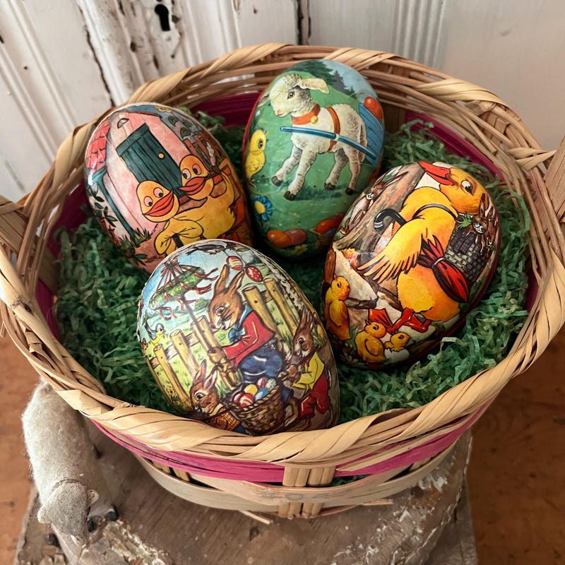 Vintage Easter Eggs - Etsy
