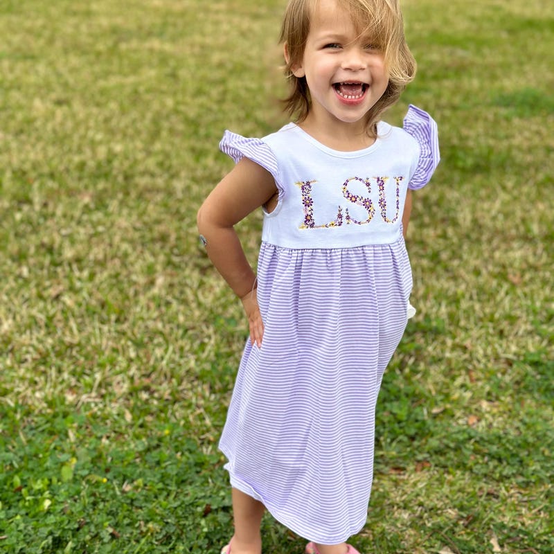 Lsu Game Day Dress - Etsy