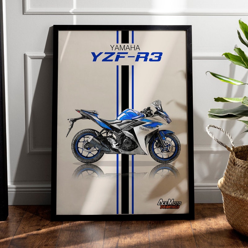 Motorcycle Poster - Etsy