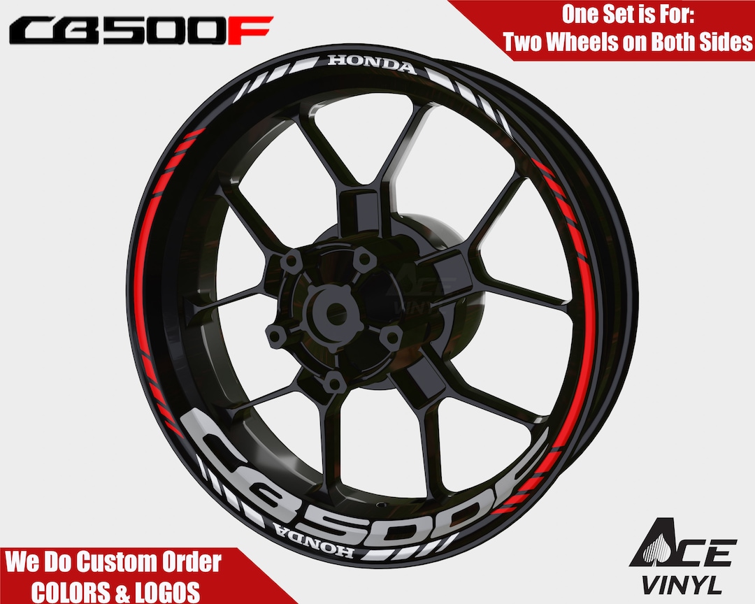Honda CB500F Decals Racing Rim Stickers CB 500F Rim Tape Set CB 500F ...