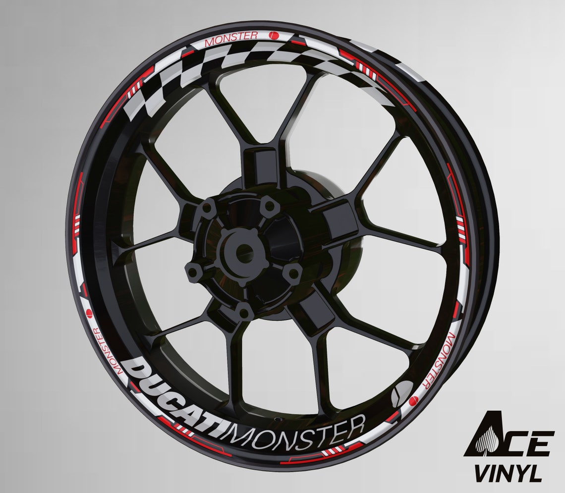 DUCATI Streetfighter V4S V4 Wheel Decals Rim Stickers Panigale - Etsy