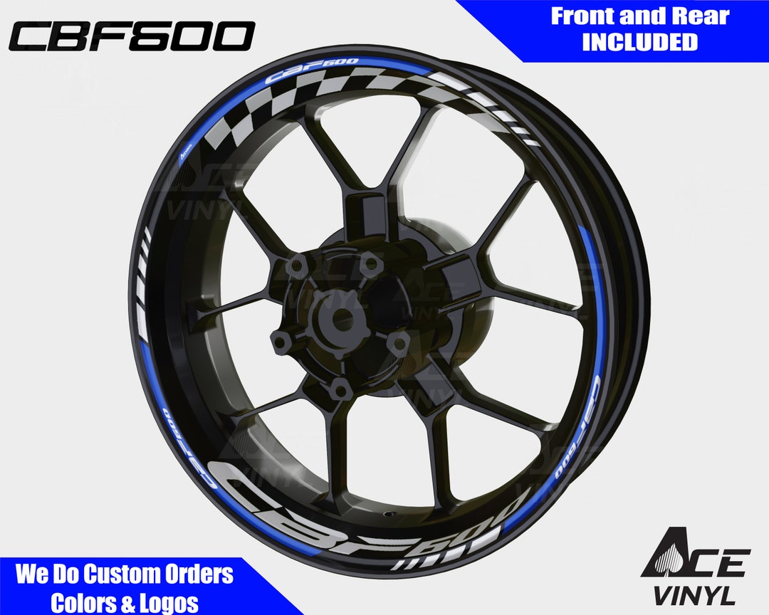 Honda CBF 600 Wheel Decals Rim Stickers Cbf600 RS Rim Tape Set F ...