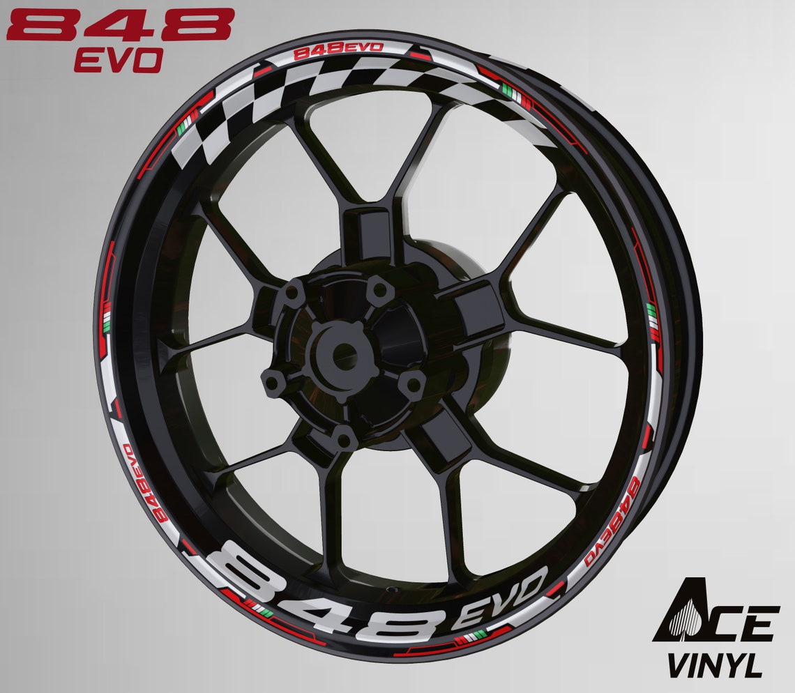 DUCATI Streetfighter V4S V4 Wheel Decals Rim Stickers Panigale - Etsy