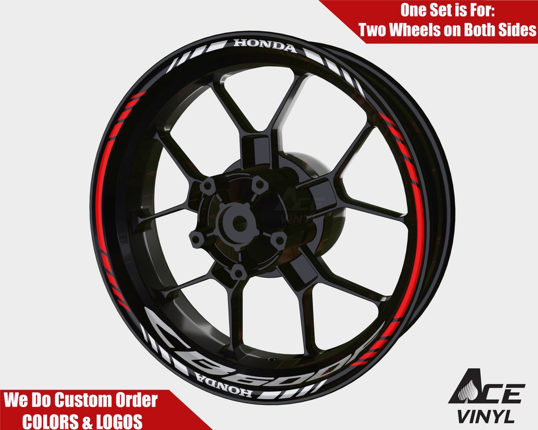 Honda CB650F Decals Racing Rim Stickers CB 650F Rim Tape Set CBR 650 F ...