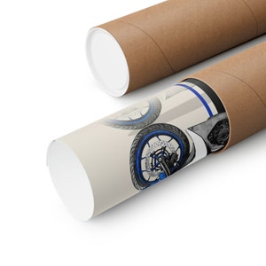 Yamaha YZF-R3 2015 Motorcycle Poster, Bike Wall Art Decor Gift for ...