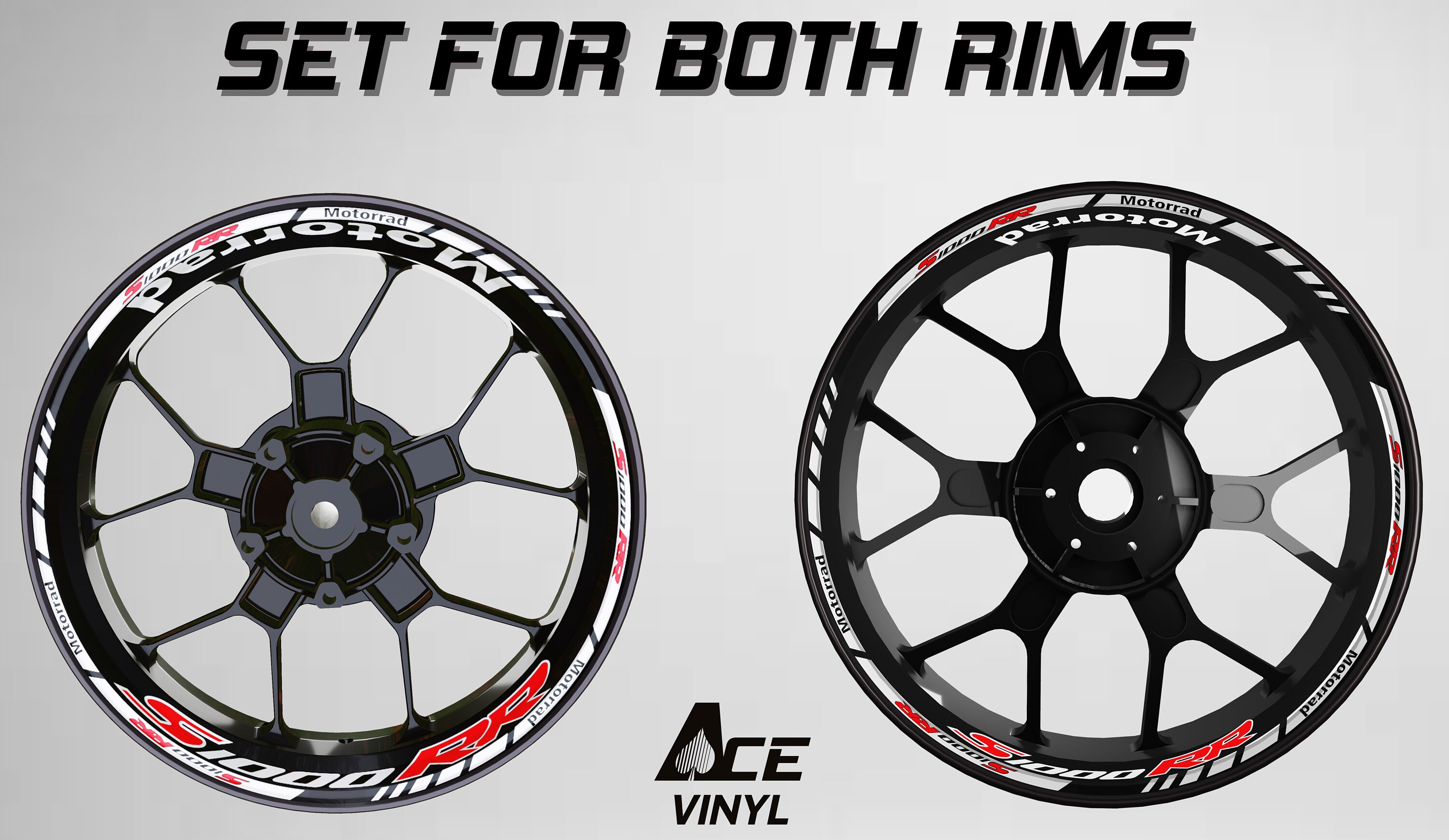 BMW M1000RR Wheel Decals Set S1KRR Sticker Rim Set M 1000RR - Etsy Ireland