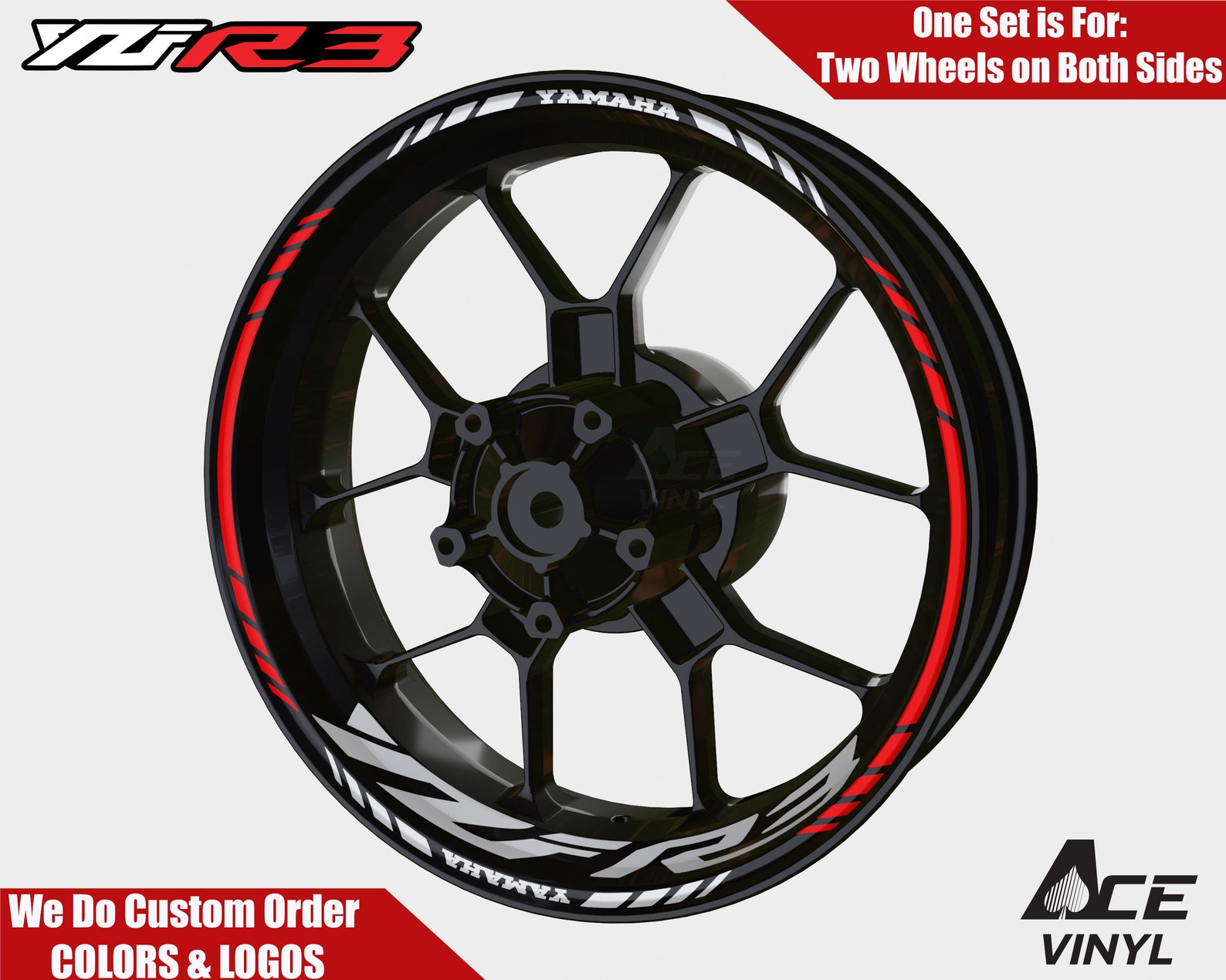 Yamaha YZF-R7 Wheel Decals Rim Stickers YZF R7 Rim Tape Set R1 - Etsy UK