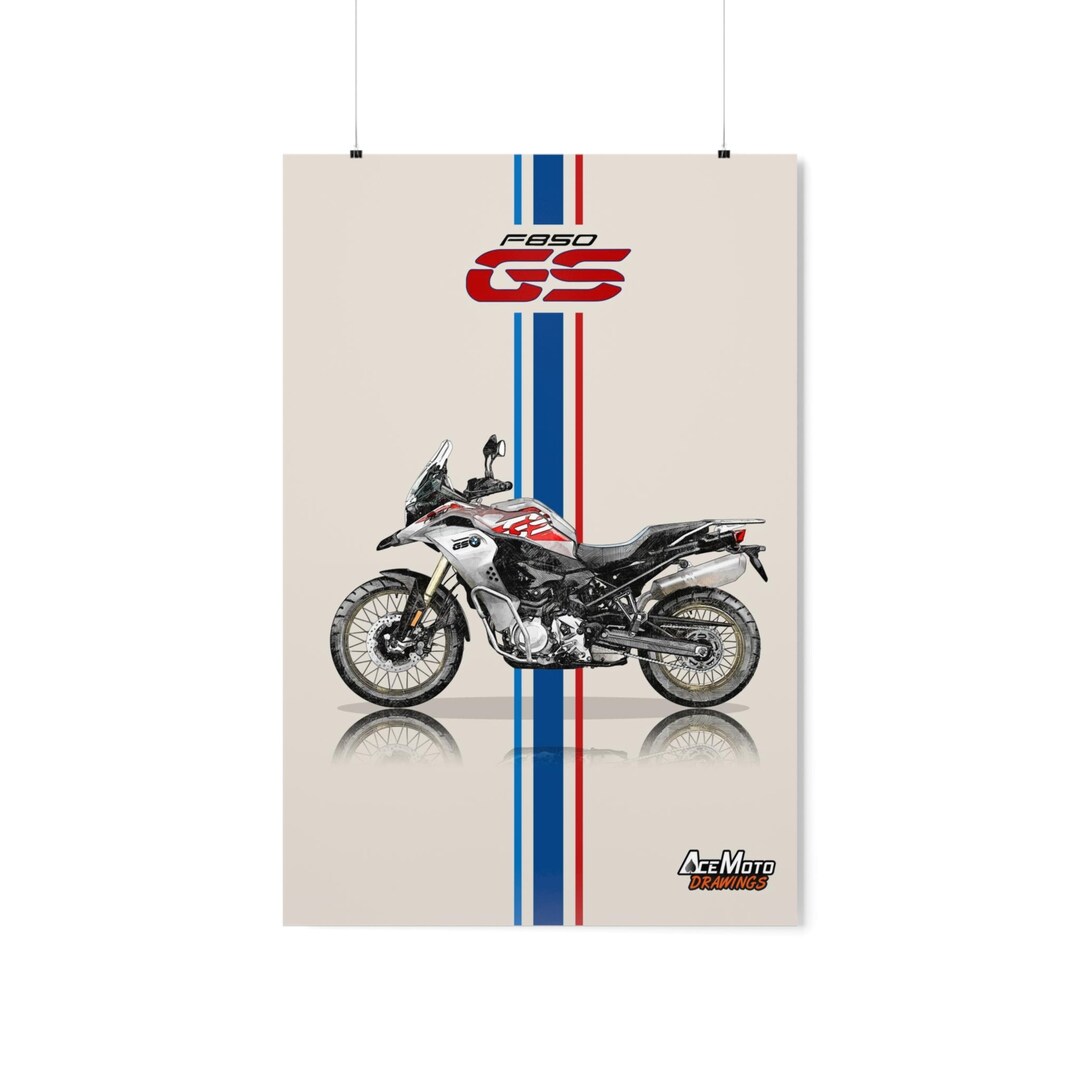 BMW F850 GS Drawing Wall Art Frame Poster 2020 - Etsy