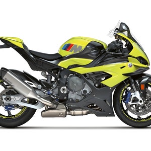 BMW M1000RR Fluorescent Yellow Decals Set S1KRR Sticker Rim - Etsy