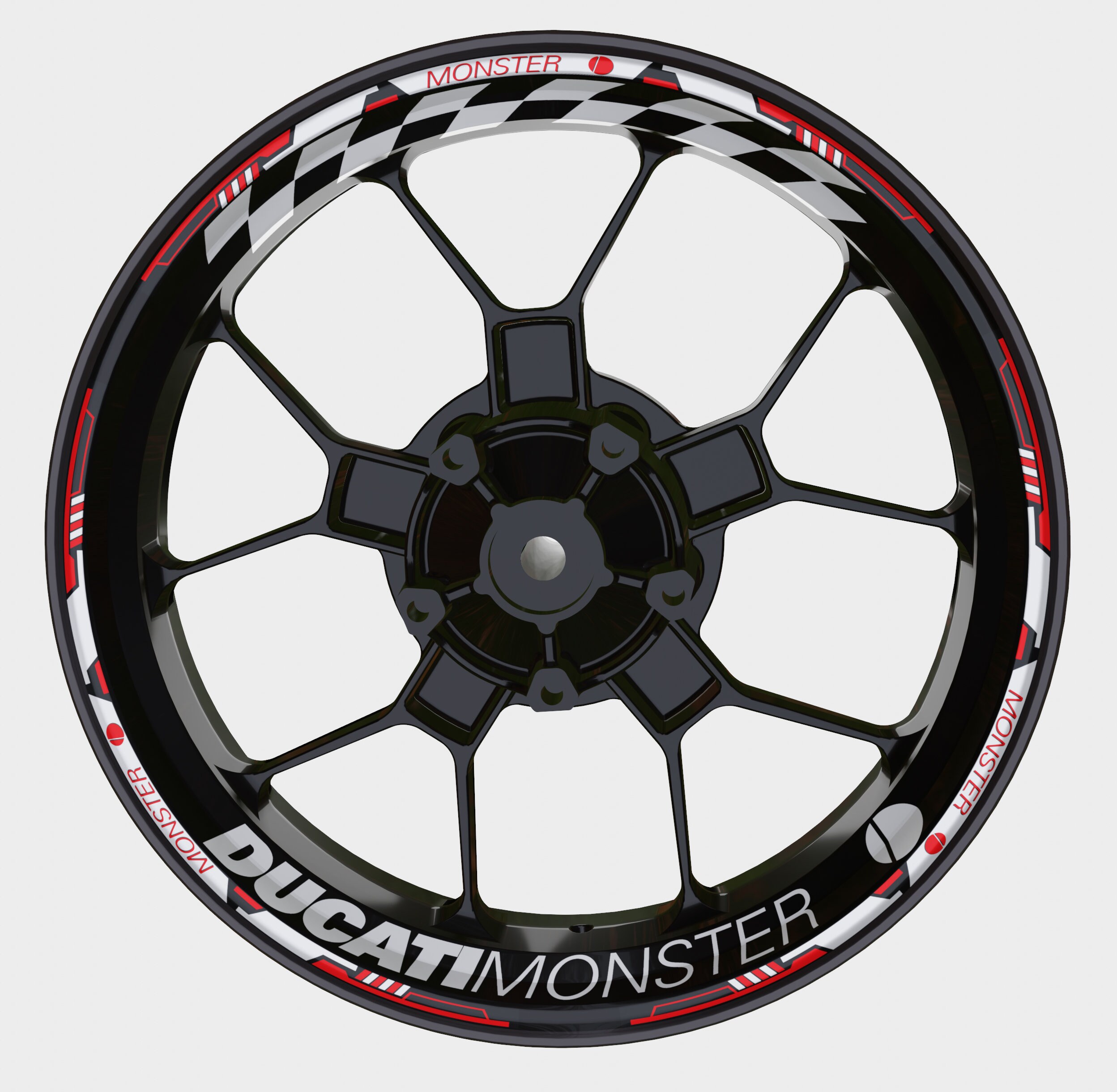 DUCATI Streetfighter V4S V4 Wheel Decals Rim Stickers Panigale - Etsy