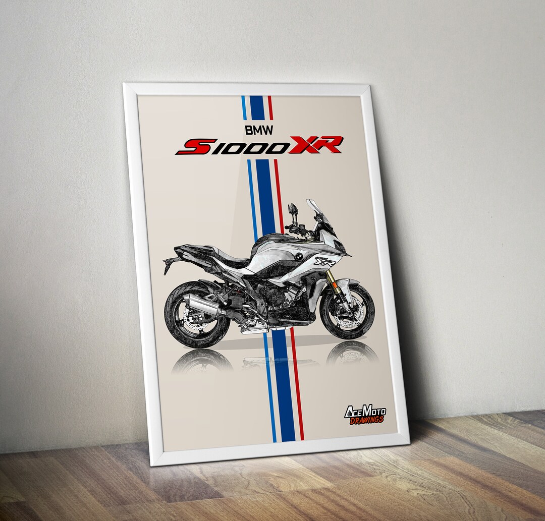BMW S1000XR 2020 | Motorcycle Poster, Bike Wall Art Decor - Gift for ...