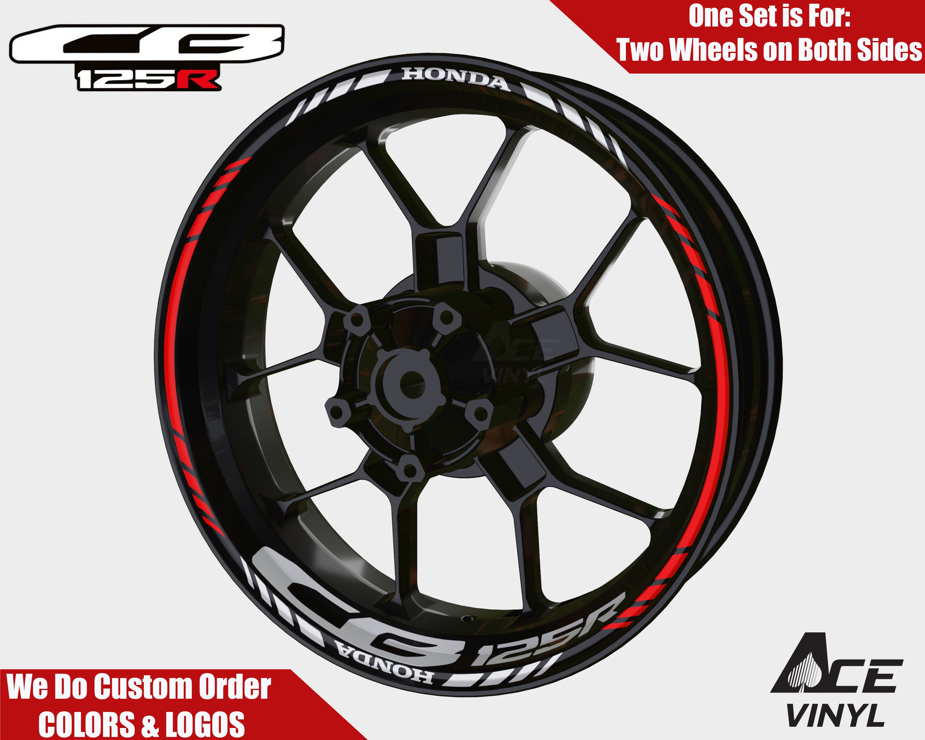 Honda CB300F Decals Racing Rim Stickers CB 300R Rim Tape Set - Etsy