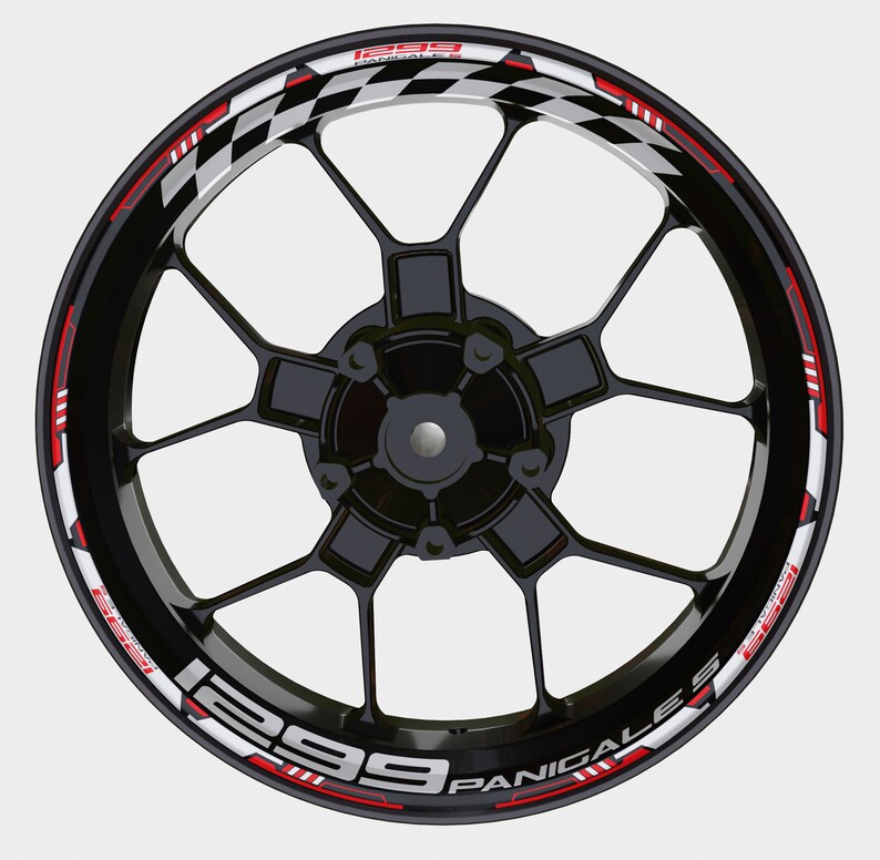 DUCATI 1299 Panigale S Wheel Decals Rim Stickers Corse 1198 1199 899 ...