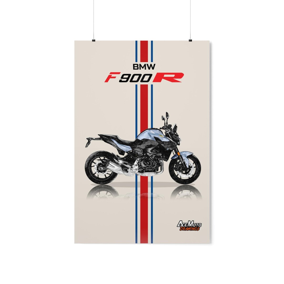 BMW F900R Drawing Wall Art Frame Poster 2022 - Etsy