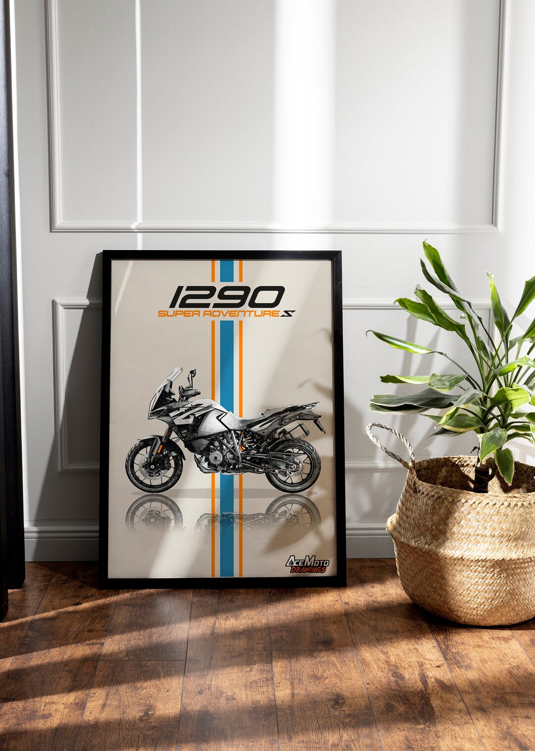 KTM 1290 Super Adventure S 2020 | Motorcycle Poster, Bike Wall Art ...