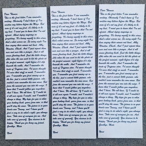 Maze Runner Newts Letter Bookmark - Etsy