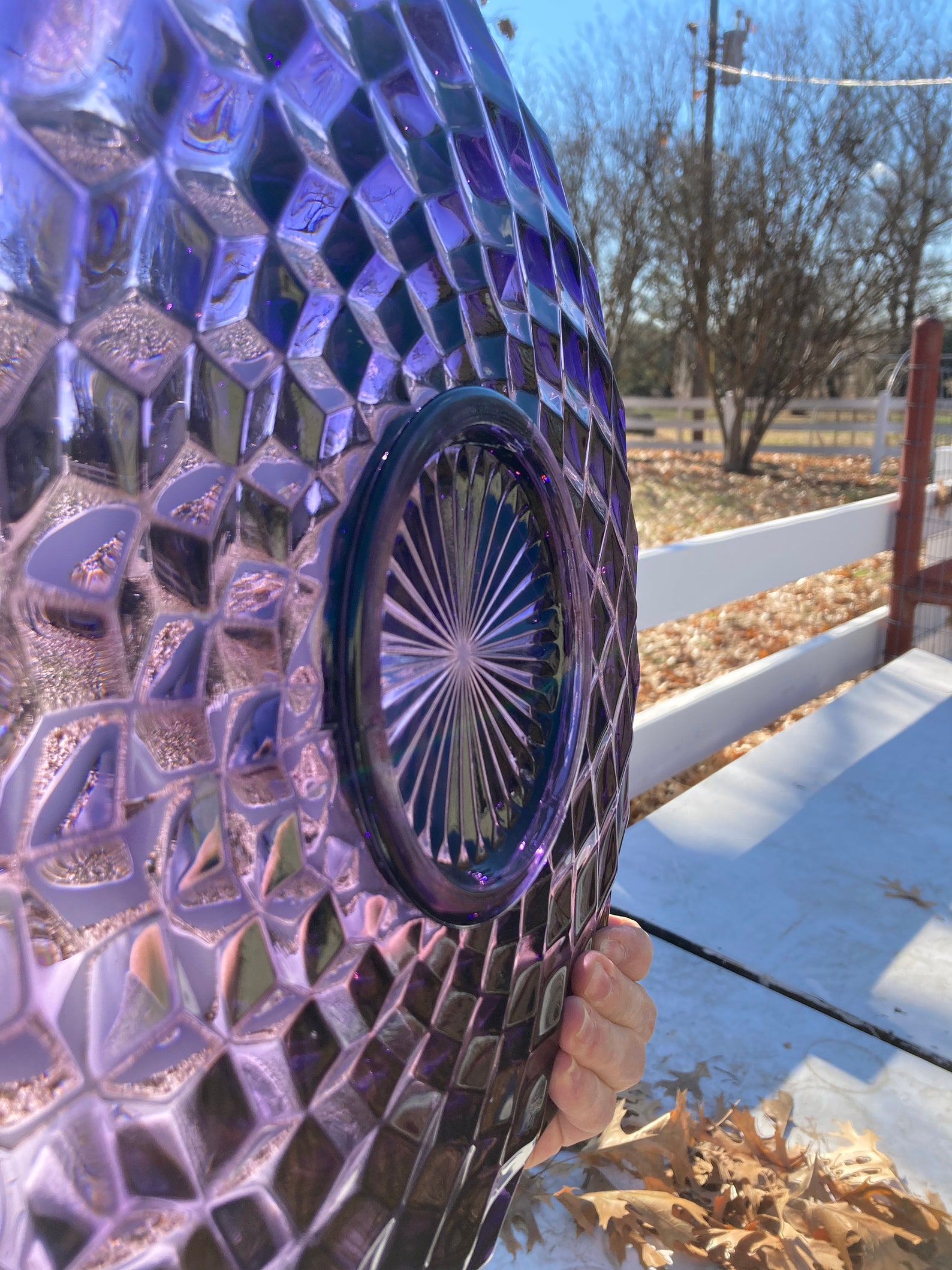 Large American, Fostoria Platter, Amethyst Color - Etsy