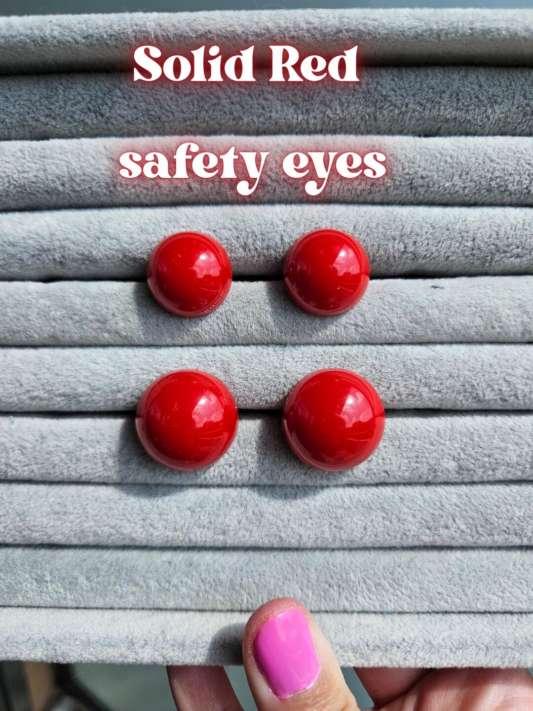Safety Eyes for Amigurumi RED - Etsy