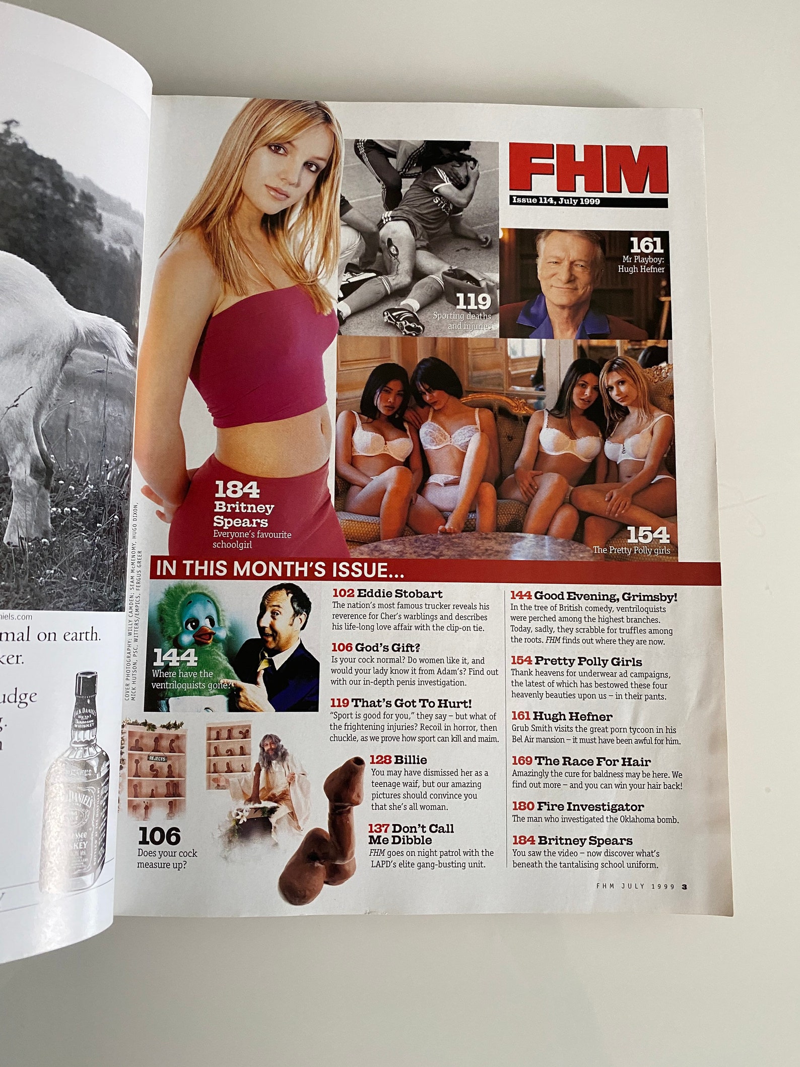 FHM Magazine Britney Spears cover July 1999 Original Vintage | Etsy