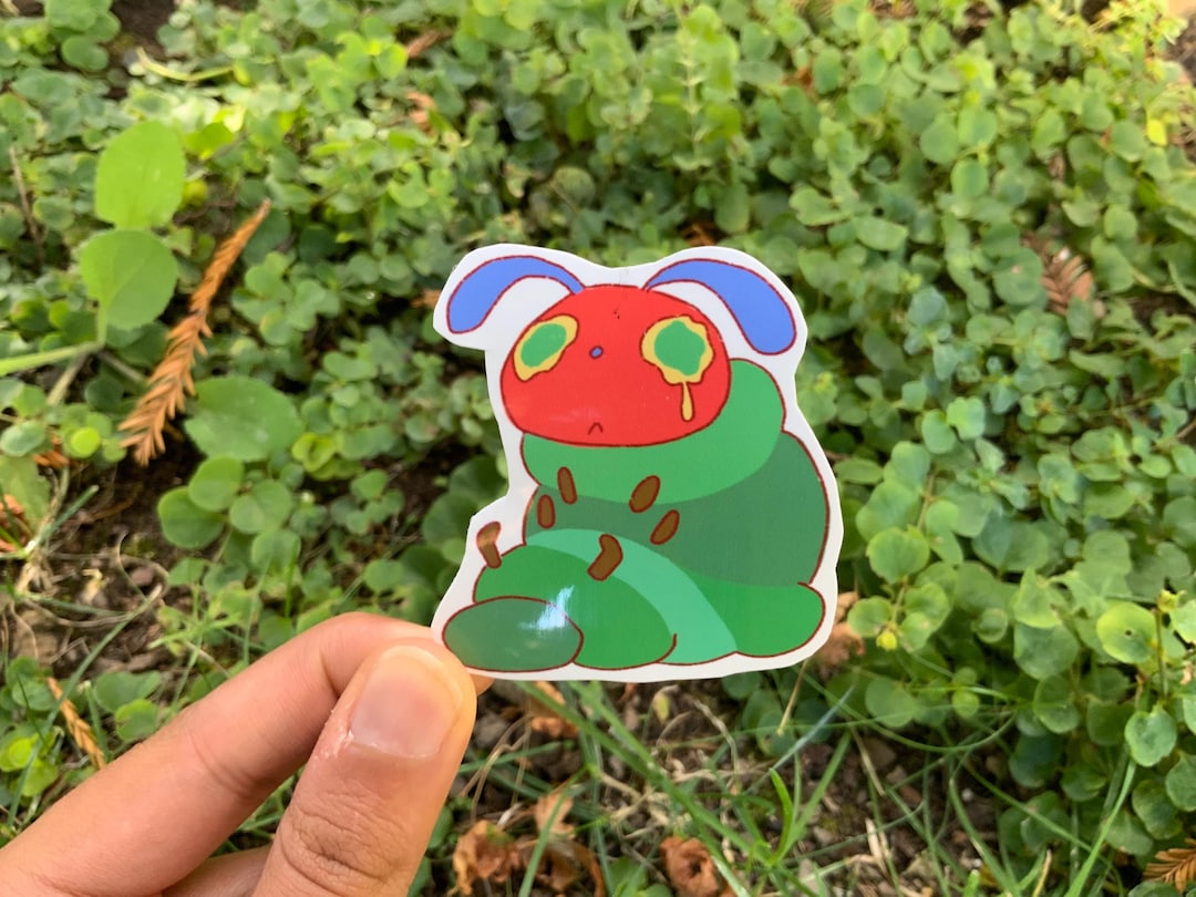 Sad Very Hungry Caterpillar // Sticker - Handmade and High Quality ...