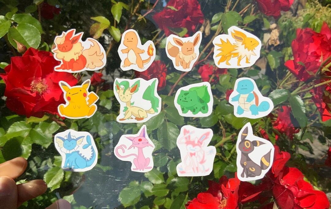Derpy Pokémon Stickers Handmade and High Quality for Phone Cases, Ipads ...