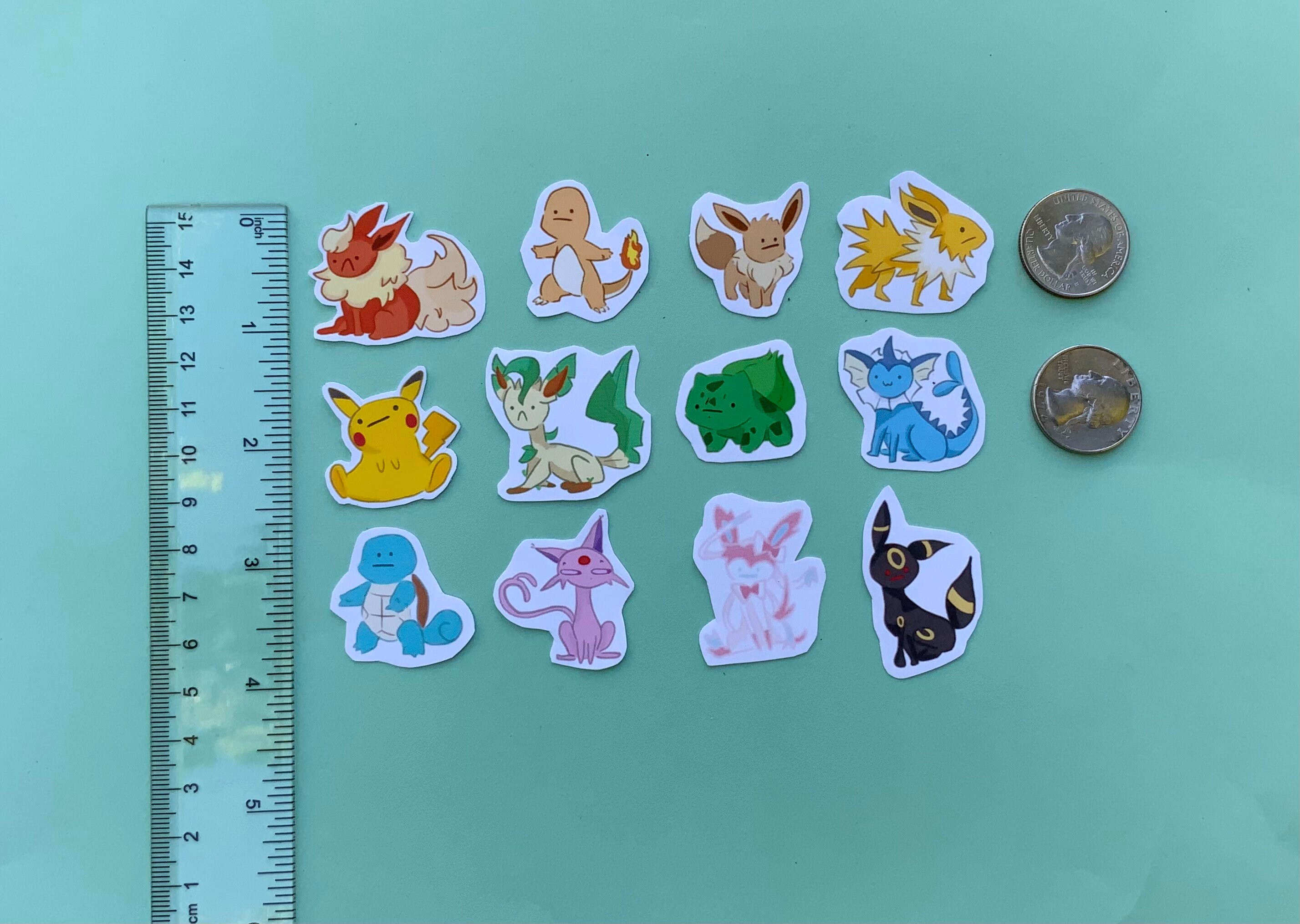 Derpy Pokémon Stickers Handmade and High Quality for Phone Cases, Ipads ...