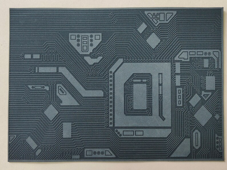 Circuit Board PCB Texture Effect 3mm Foam A4 Sheet Ideal for - Etsy