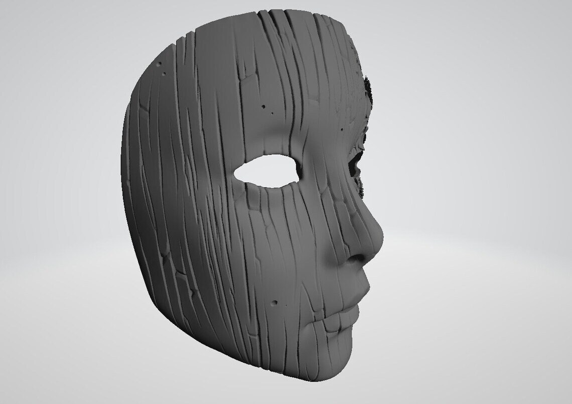 Druidic Mask 3D Model Druid Floral - Etsy