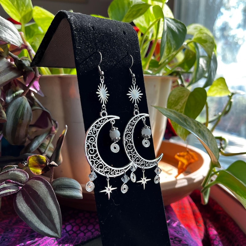 Celestial Earrings - Etsy