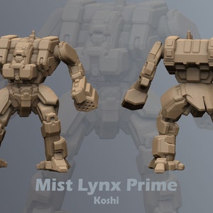 Koshi Alternate Battletech Miniature Mist Lynx Prime Mlx-prime ...