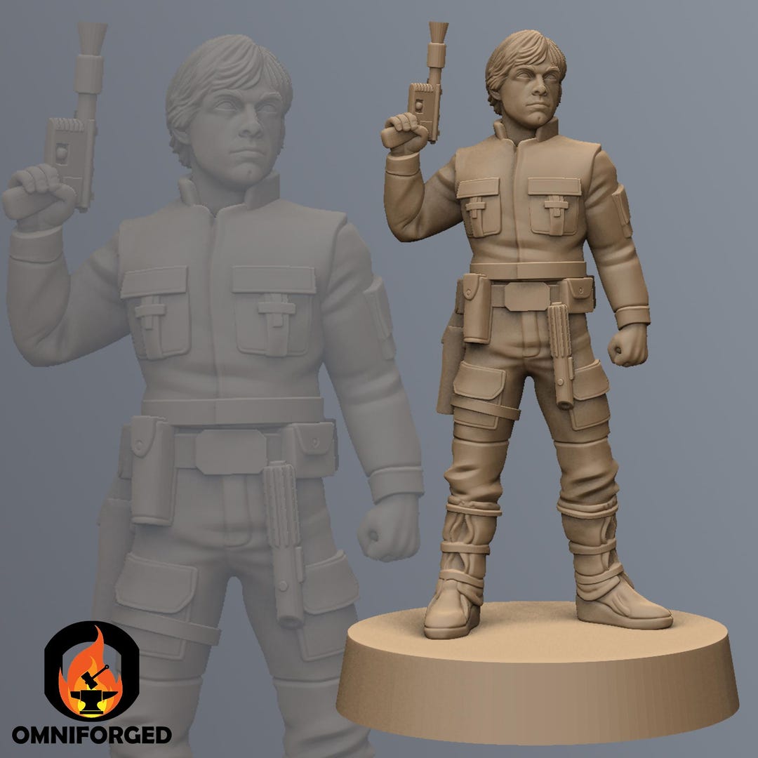 Luke Cloud City SW Legion RPG 3D Printed Sci-fi Miniature Mini - Etsy