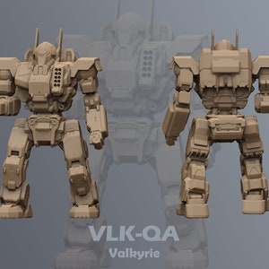 Valkyrie Alternate Battletech Miniature VLK-QA Mechwarrior - Etsy