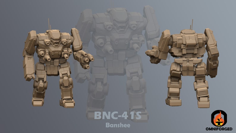 Banshee Alternate Battletech Miniature BNC-41S - Etsy