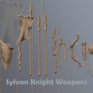 Sylvan Knight Weapons Artisan Guild Table Top Gaming RPG - Etsy