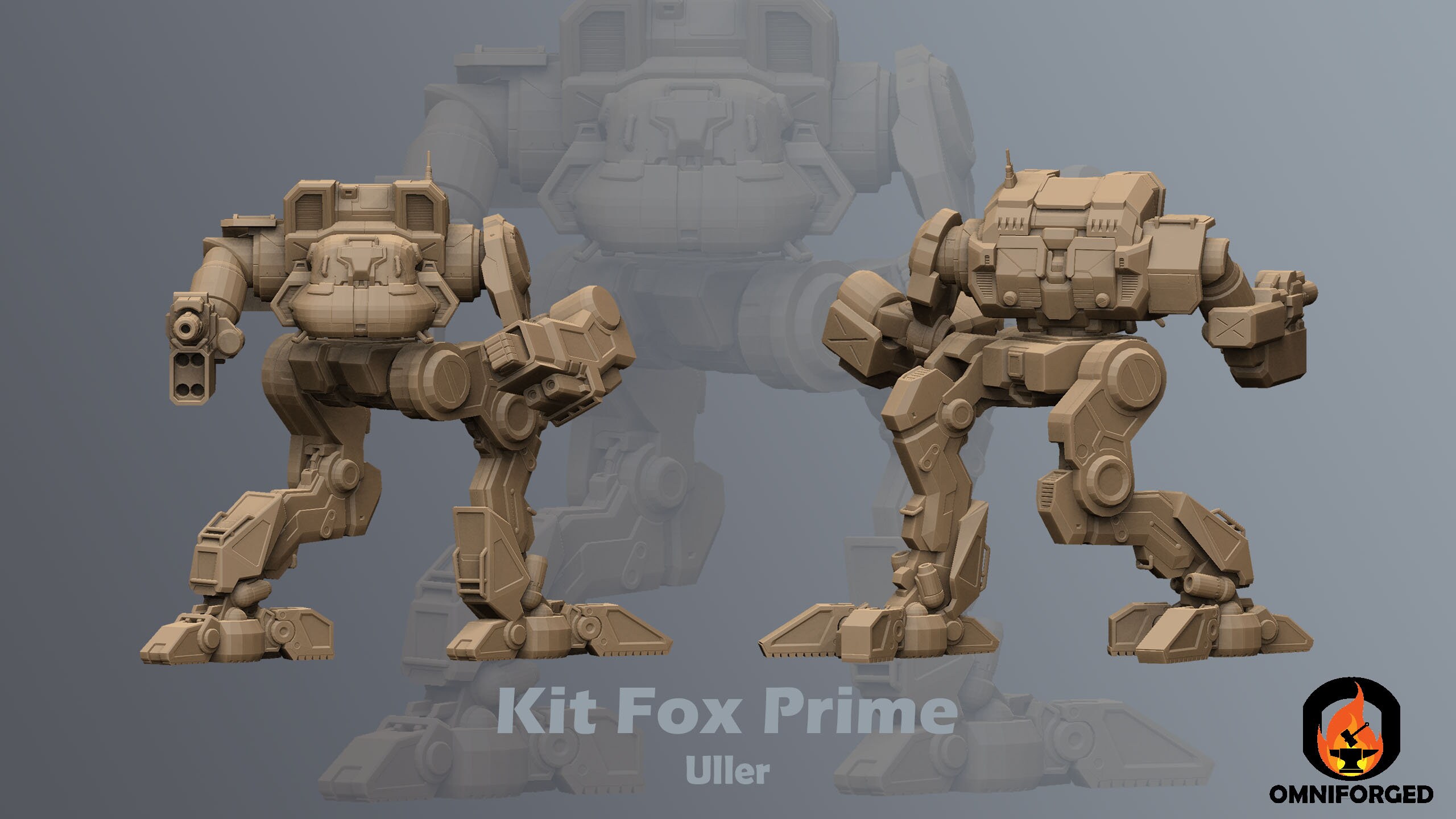 Uller Alternate Battletech Miniature Kit Fox Prime - Etsy