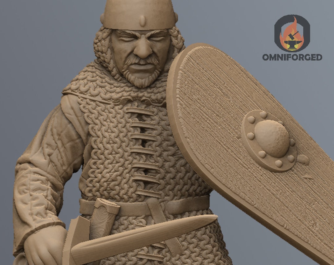 English Soldiers Asgard Rising 32mm Table Top Gaming RPG D&D 3D Printed ...