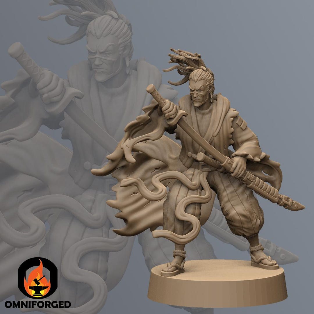 Ronin Master SW Legion RPG 3D Printed Sci-fi Miniature Mini - Etsy