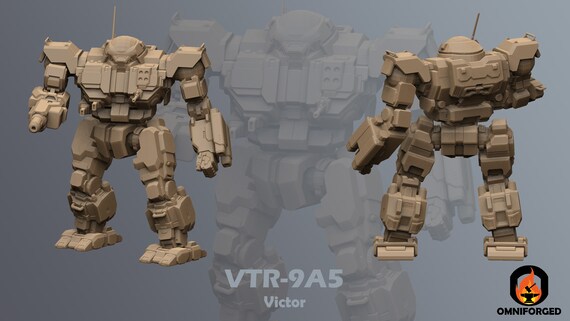 Toys Mechwarrior Victor VTR Battletech Mini Toys & Games etna.com.pe