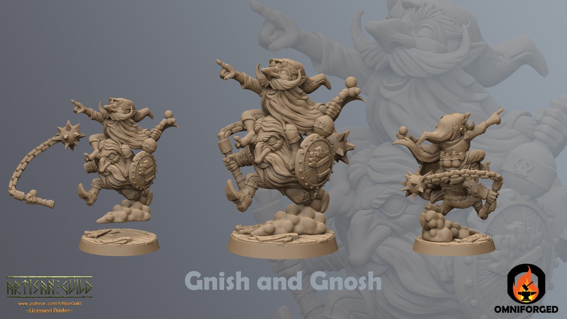 Gnish and Gnosh Artisan Guild 32mm Table Top Gaming - Etsy