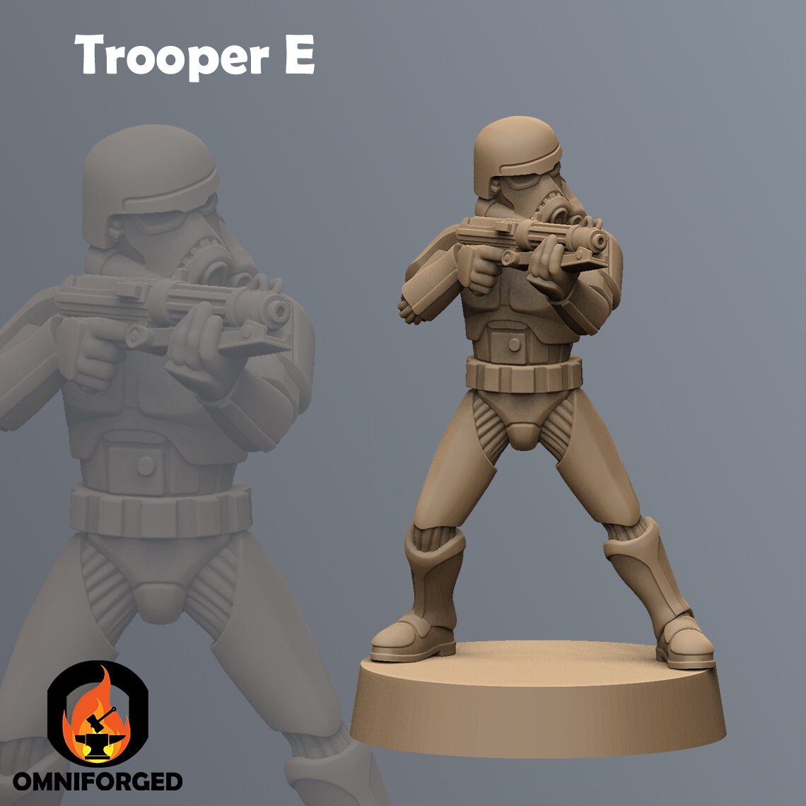 Star Wars Legion Phase 1 Storm Soldiers Anvilrage 3D Printed Proxy Mini ...