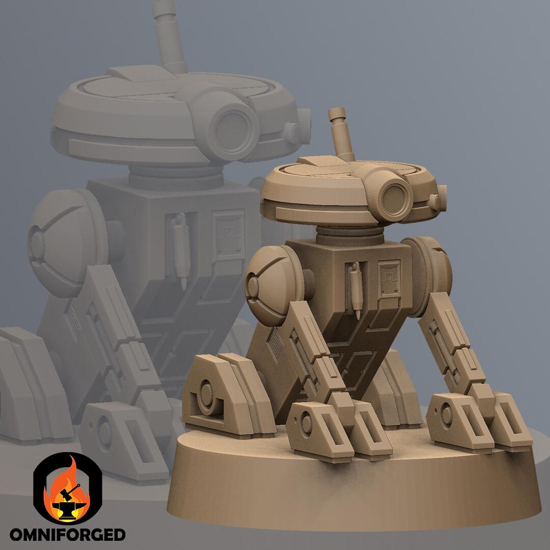 Ancient Mech Droid SW Legion RPG 3D Printed Sci-fi Miniature Mini - Etsy