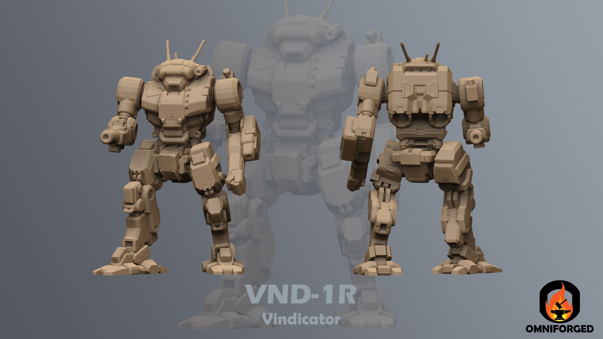 Vindicator Alternate Battletech Miniature VND-1R - Etsy