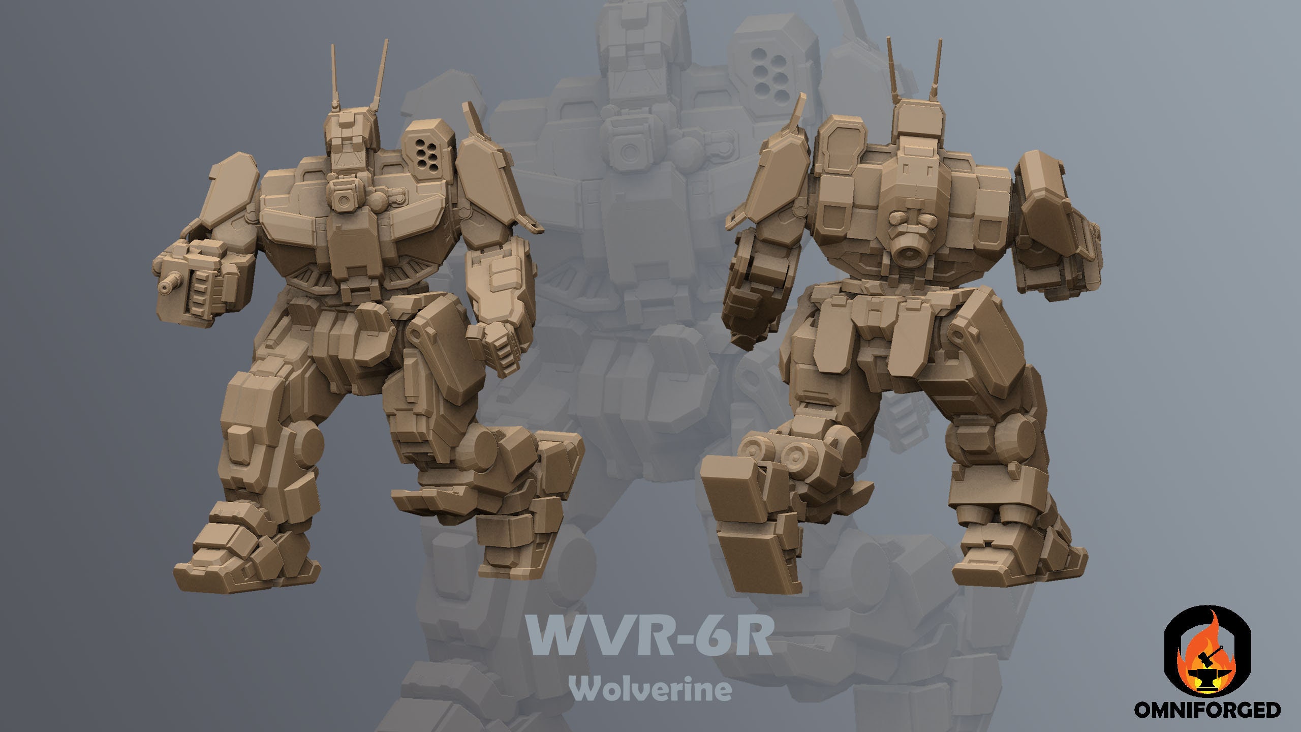 Wolverine Alternate Battletech Miniature WVR-6R - Etsy