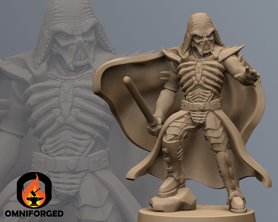 Dark Lord Horror Black Remnant Tabletop Gaming 3D Printed Miniature - Etsy