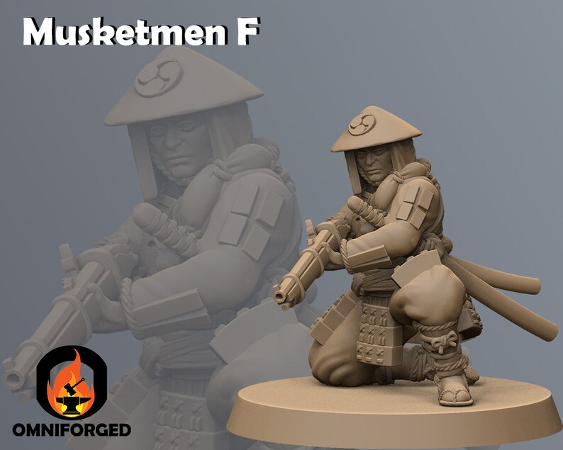 Ashigaru Musketmen Kyoushuneko Table Top Gaming RPG - Etsy Canada