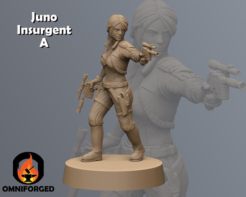 Juno SW Legion RPG 3D Printed Sci-fi Miniature Mini - Etsy