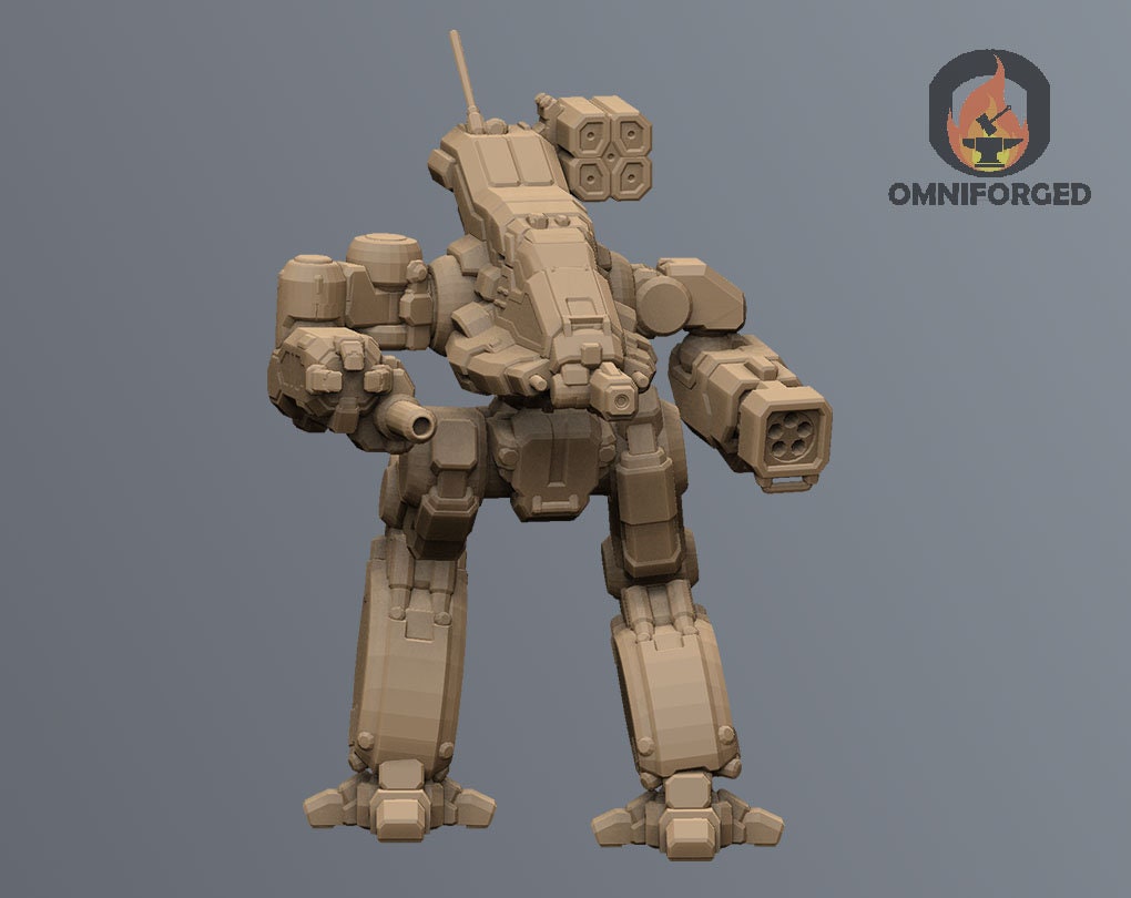 Bushwacker / Miniatura alternativa de Battletech / BSW-X1 / - Etsy España