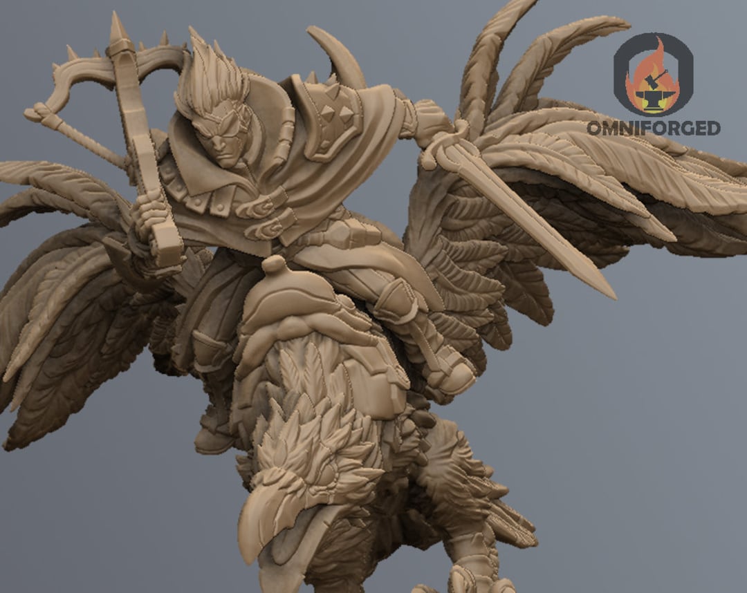 Shadowclaws the Dire Raven Artisan Guild 32mm Table Top Gaming RPG D&D ...