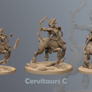 Arverian Cervitaurs Artisan Guild 32mm Table Top Gaming RPG D&D 3D ...