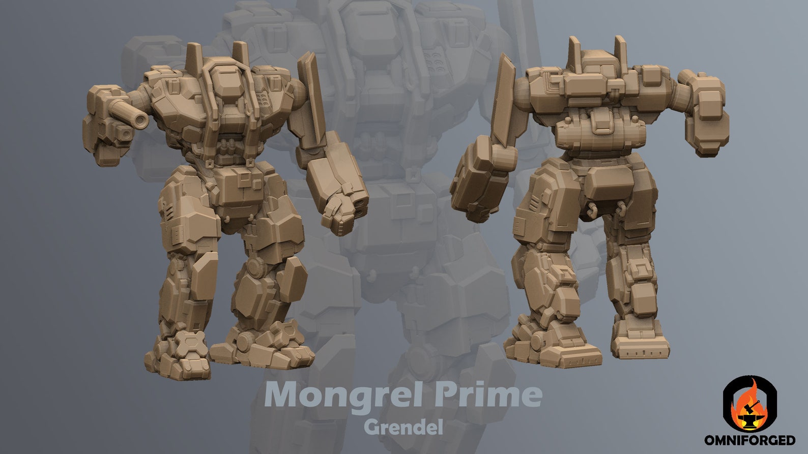 Grendel Alternate Battletech Miniature Gdl-prime Mongrel - Etsy